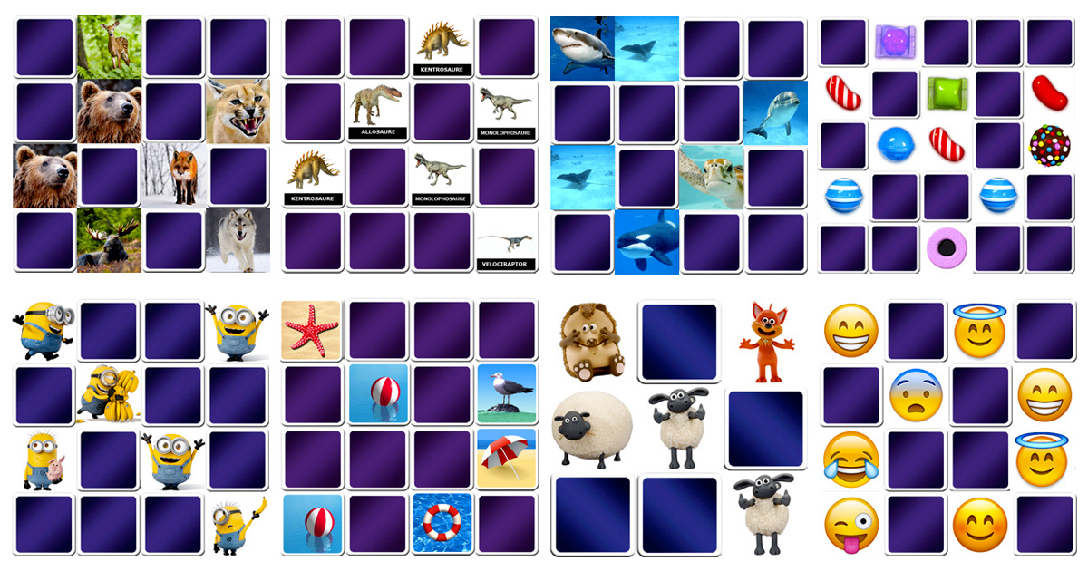 Free Memory Games Online Many Games Are Available So Come And Play 